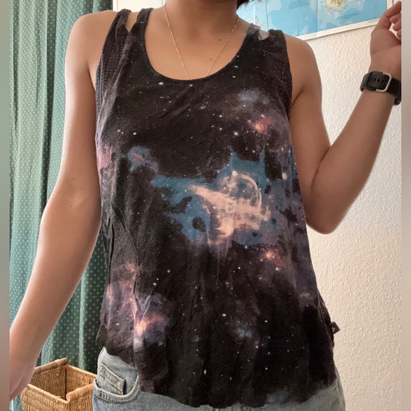 Tops | Kendall And Kylie Galaxy Tank Top | Poshmark